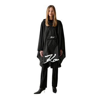 Karl Lagerfeld Cape K/Signature - Femme - Vestes - Noir - Taille: ONE Size