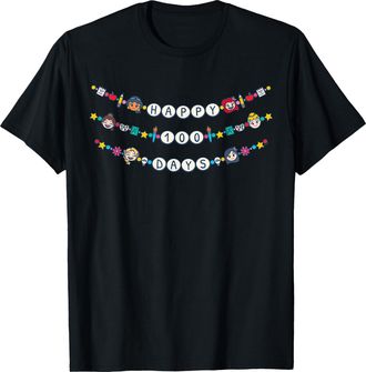 Disney Princess Happy 100 Days of School 100th Day Bracelets T-Shirt