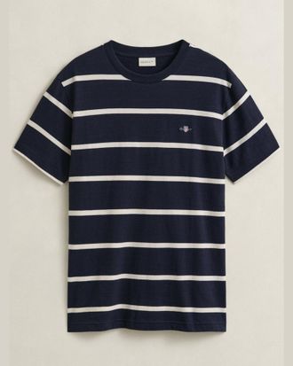 GANT T-Shirt aus Baumwolle mit Ringelstreifen in