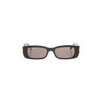 Balenciaga Dynasty Rechteckige Sonnenbrille - - Accessories - Damen - Schwarzk - ONE SIZE