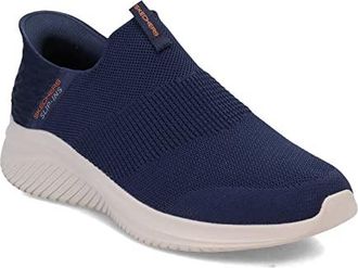 Skechers Ultra Flex 3.0 Smooth Step Mocassins à Enfiler sans Les Mains, pour Homme, Bleu Marine, 6.5 Wide