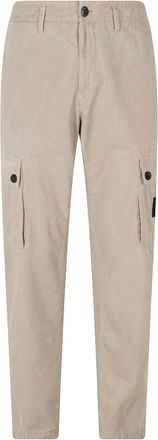 Stone Island Homme, Pantalons, Beige, Taille: W34 Pantalon Cargo Droit