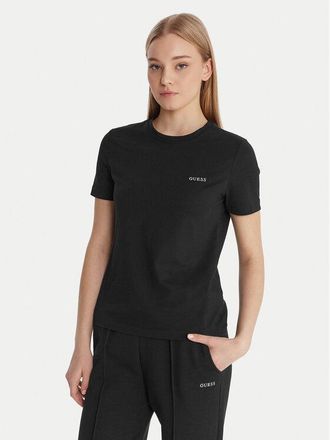 Guess T-Shirt V6RI07 J1314 Schwarz Regular Fit