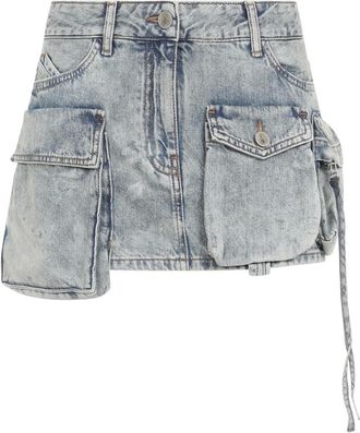 The Attico Femme, Jupes, Bleu, Taille: W27 Fay Mini Skirt