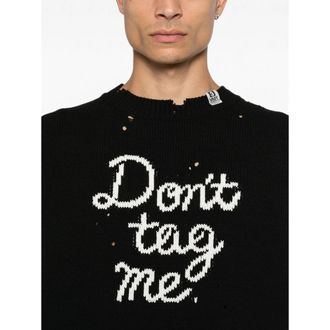 Miharayasuhiro Distressed Knit Sweater - Black