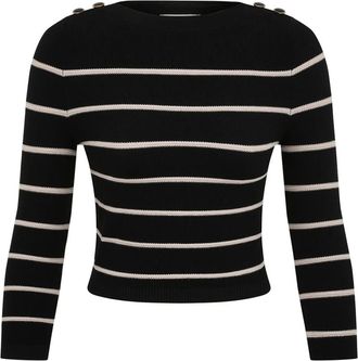 Zimmermann Femme, Pulls, Multicolore, Taille: 40 FR Crush Stripe Cropped Top