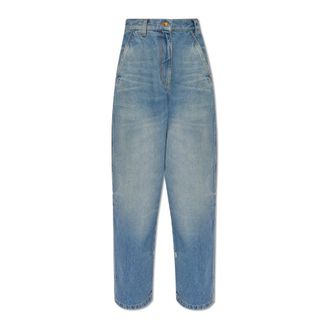 Palm Angels Blue Jeans mit Logo - - Jeans - Damen - Blau - W26