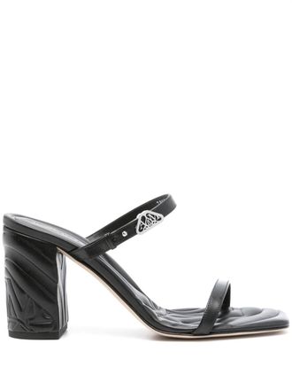 Alexander McQueen Seal Sandalen 85mm - Schwarz