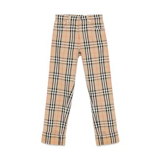 Burberry Homme, Pantalons, Beige, Taille: W31 Pantalon Droit &agrave; Carreaux