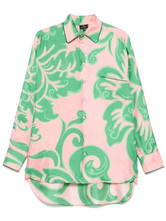 Etro Hemd mit abstraktem Print - Rosa