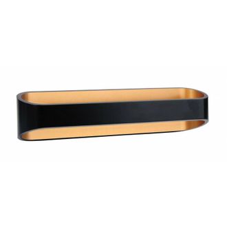 Aric PALACE Applique Mur noir/dor&eacute; LED int&eacute;g. 2x9W 3000K 1100lm dimmable ARIC 50547