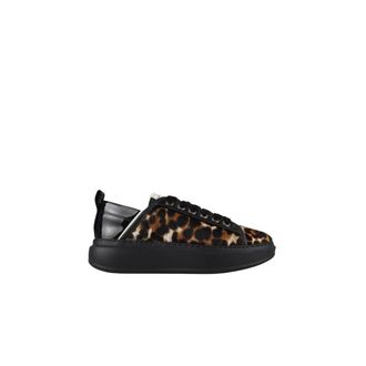 Alexander Smith Wembley Donna in geflecktem Ponyhaar mit schwarzem Lederabsatz und schwarzer Sohle - - Shoes - Damen - Schwarzk - 36 EU