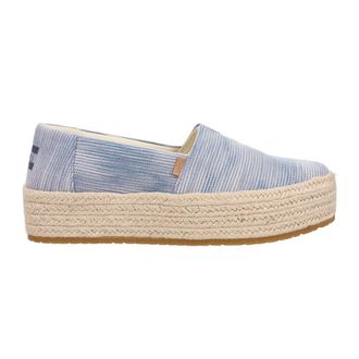 Toms Damen Valencia Flacher Slipper, Pastel Blue Novelty Denim, 37 EU