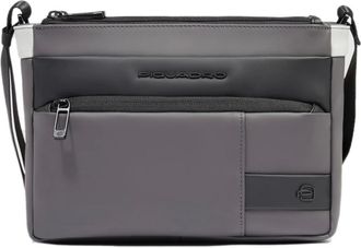 Piquadro Homme, Sacs, Gris, Taille: ONE Size Sac bandouli&egrave;re r&eacute;sistant &agrave; leau