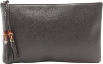 Gucci Sac pochette vintage doccasion - Femme - Pre-owned - Brun - Taille: ONE Size