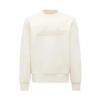 Moncler Homme, Sweatshirts et sweats &agrave; capuche, Beige, Taille: XL Logo SweaT-shirt