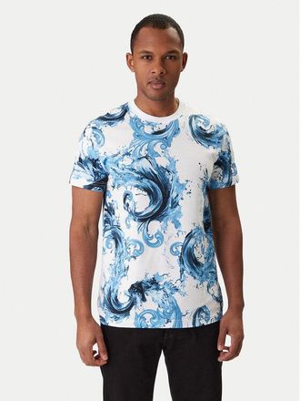 Versace Jeans Couture T-Shirt 80GAH6S0 JS543 Blau Regular Fit