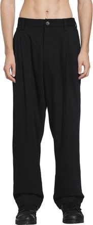 Ziggy Chen Pleated Drop Crotch Trousers