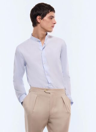 Fursac Chemise en popeline de coton biologique - Taille XXL - Homme