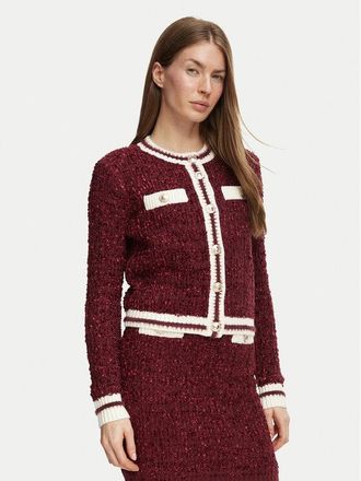 Guess Strickjacke W6BR75 Z1764 Dunkelrot Regular Fit