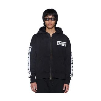 Ksubi Kings Halen Zip Hoodie - - Sweatshirts & Hoodies - Herren - Grau - S
