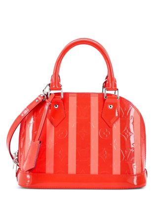 Louis Vuitton Alma Handbag Limited Edition Monogram Vernis Rayures BB shoulder bag - Multicolore