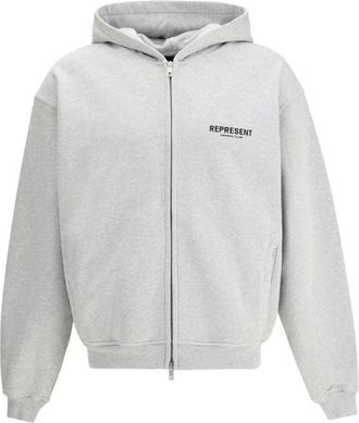 Represent Represent, Homme, Sweatshirts et sweats &agrave; capuche, Gris, Taille: XS Owners Club Zip Sweat &agrave; capuche