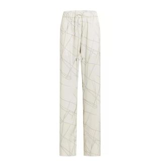 Calvin Klein Gl&auml;nzende Satin-Pyjamahose - - Nightwear & Lounge - Damen - Beige - XS