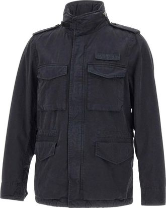 Aspesi Homme, Vestes, Bleu, Taille: XL Vento Mini Field Jacket