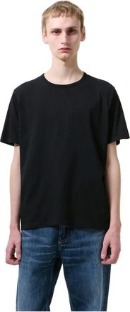 Our Legacy Homme, Tops, Noir, Taille: S New Box T-Shirt Clean Jersey