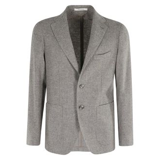 Tagliatore Monopetto Wolle Kaschmir Spinata - - Jackets - Herren - Braun - XL