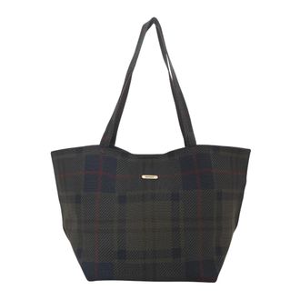 Barbour Layla Tartan Shopper Tasche - - Bags - Damen - Gr&uuml;n - ONE SIZE