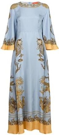 La DoubleJ Robe longue SORELLA en soie