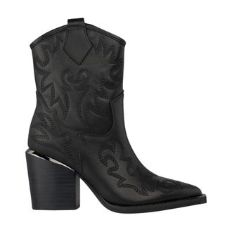Alma En Pena Bestickte Stiefeletten mit Absatz - - Shoes - Damen - Schwarzk - 40 EU
