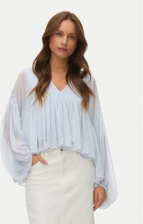 Vero Moda Bluse Katie 10346404 Himmelblau Regular Fit