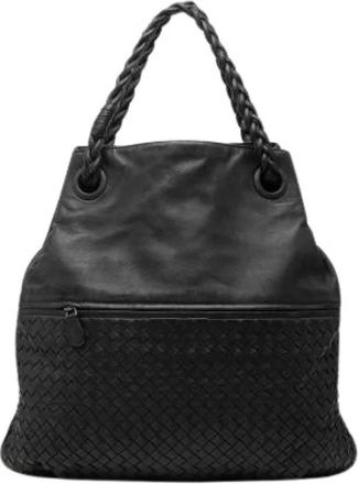 Bottega Veneta Pre-owned Julie Shoulder Bag - Femme - Pre-owned - Noir - Taille: ONE Size