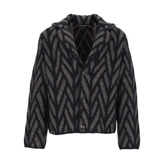 Emporio Armani Blouson en maille - Homme - Pulls - Multicolore - Taille: XL