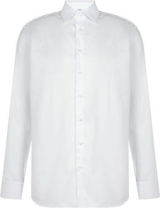 Seidensticker Chemise shaped en serg&eacute; de coton