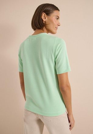 Cecil T-Shirt mit Materialmix