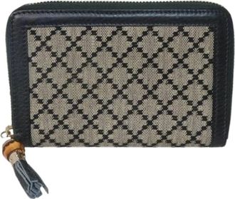 Gucci Pre-owned Diamante Wallet (bi-fold) - Femme - Pre-owned - Beige - Taille: ONE Size