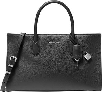 Michael Kors MD EW SATCHEL BLACK