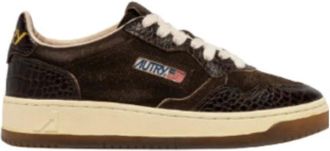 Autry Femme, Chaussures, Brun, Taille: 36 EU Baskets basses en daim