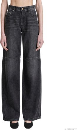 Max Mara Straight Fit Cotton Denim Jeans
