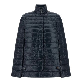 Herno Cape Daunenjacke - - Jackets - Damen - Blau - M