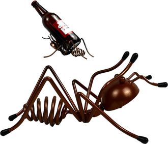 Generic Portabottiglie Per Vini - Porta Bottiglia In Metallo Statue Di Formica, Supporto Per Il Vino Creativo | Portagna Decorativa Con Design Unico Per Casa,