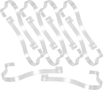 Lurrose 10 Stück Transparente Acryl Schuhstützen für Damen Sandalen und High Heels Stapelbar Leichter Schuhdisplay Halter für Schuhgeschäft Schuhorganizer Ein