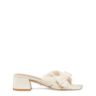 Stuart Weitzman Femme, Chaussures, Beige, Taille: 39 1/2 EU Sofia 45 Slide