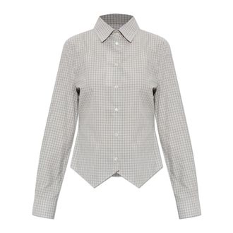 Maison Margiela Karohemd - - Blouses & Shirts - Damen - Grau - XS