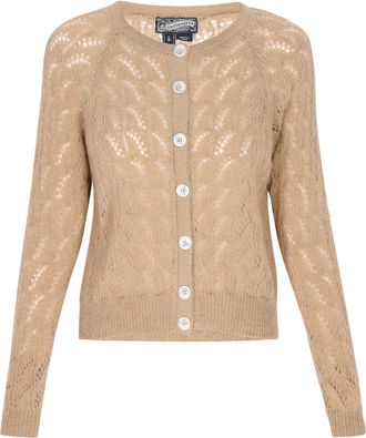 Dreimaster Dreimaster Strickjacke Frauen Beige