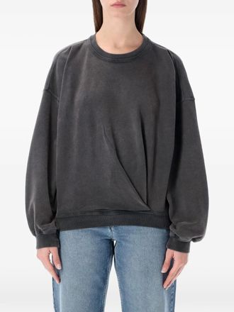 Isabel Marant crewneck twisted fleece - Grau